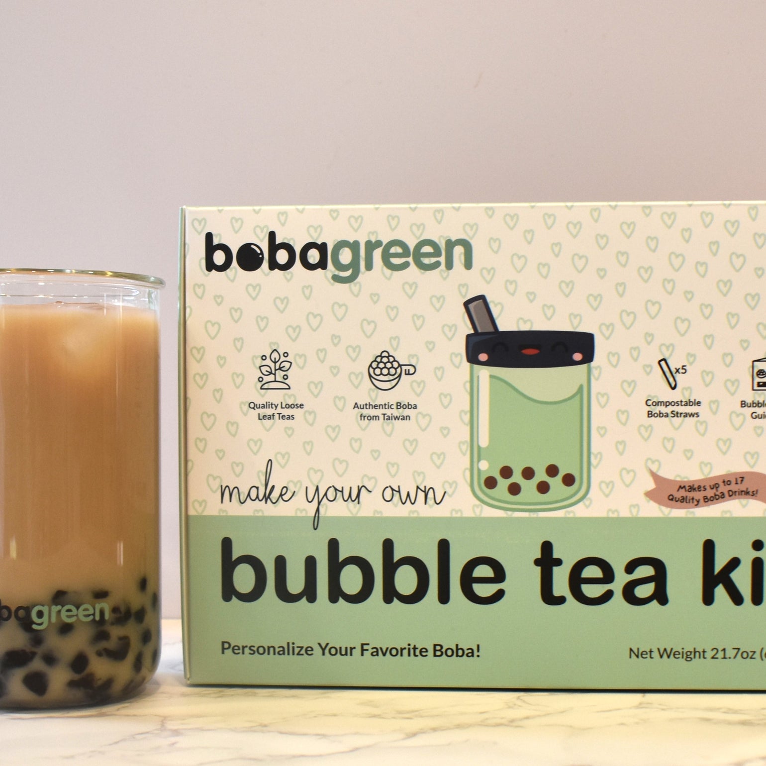 DIY Classic Bubble Milk Tea Boba Kit - Make Bubble Tea at Home – bobagreen