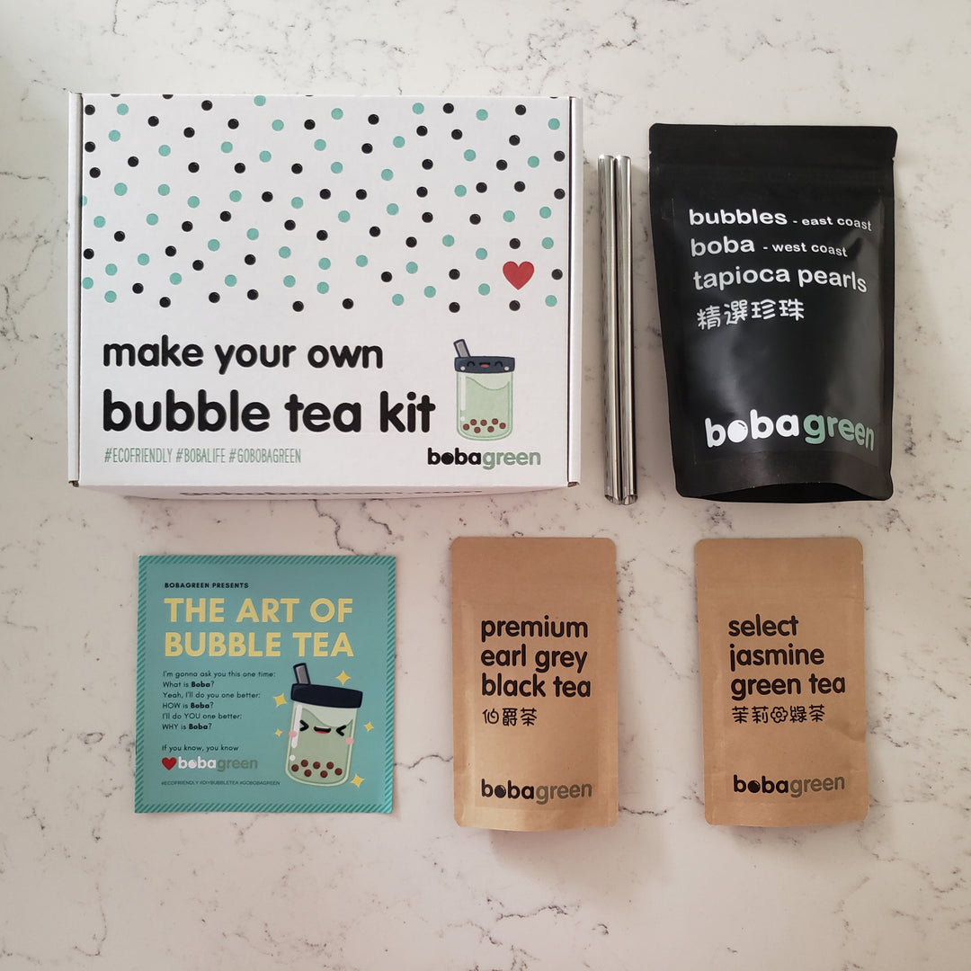 DIY Classic Bubble Milk Tea Boba Kit - Make Bubble Tea at Home – bobagreen