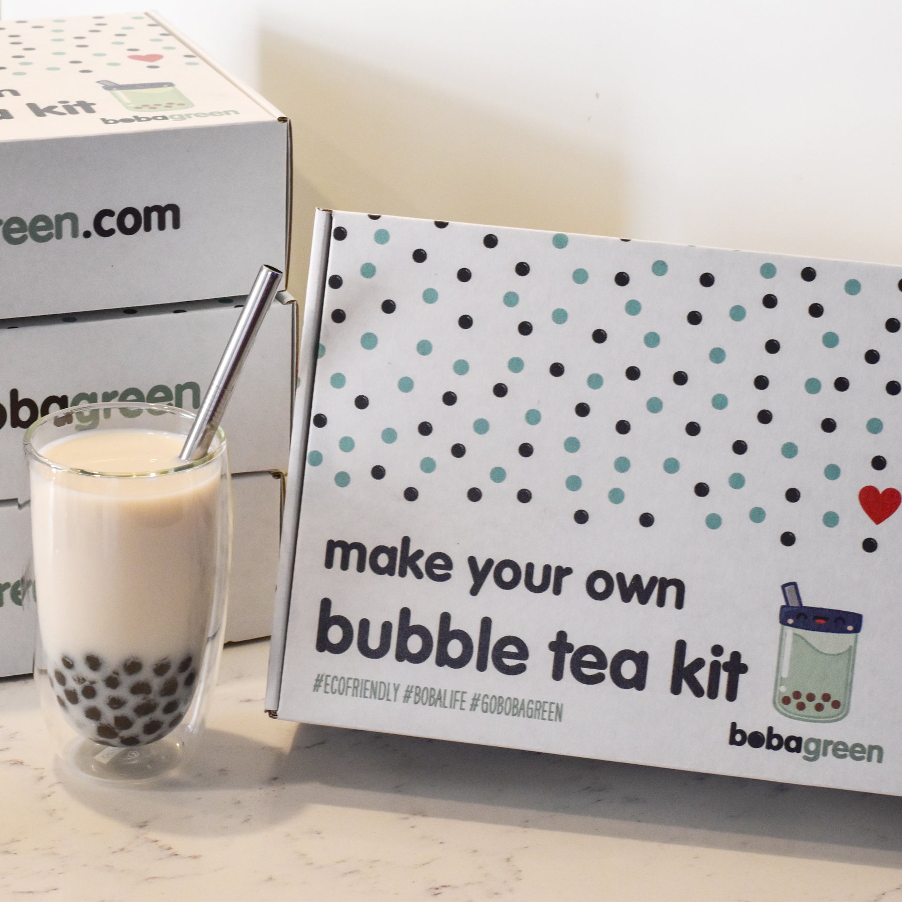 DIY Classic Bubble Milk Tea Boba Kit - Make Bubble Tea at Home – bobagreen